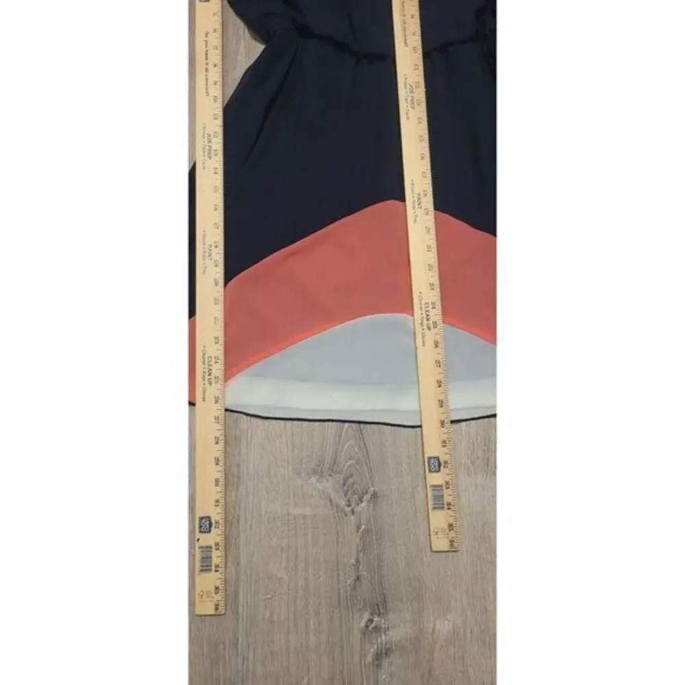 Enfocus Studio | Dresses | Enfocus Studios Womens Navy Blue With Paech ...